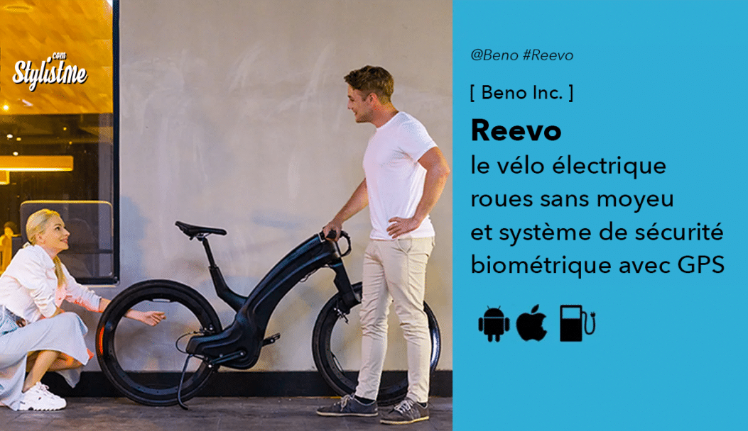 Reevo vélo électrique futuriste haut de gamme de chez Beno
