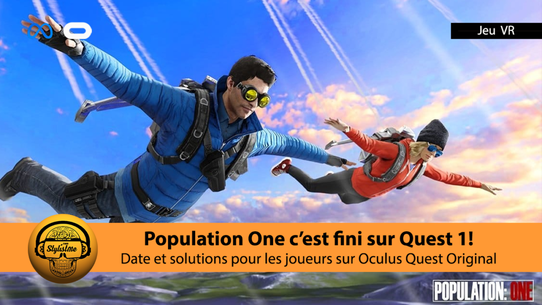 Population One ne fonctionnera plus en octobre 2022 sur Quest 1