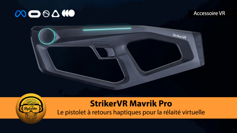 StrikerVR Mavrik Pro pistolet VR à retour haptique
