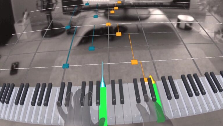 Magic Keys jouer du piano en VR AR (jeu gratuit Quest)