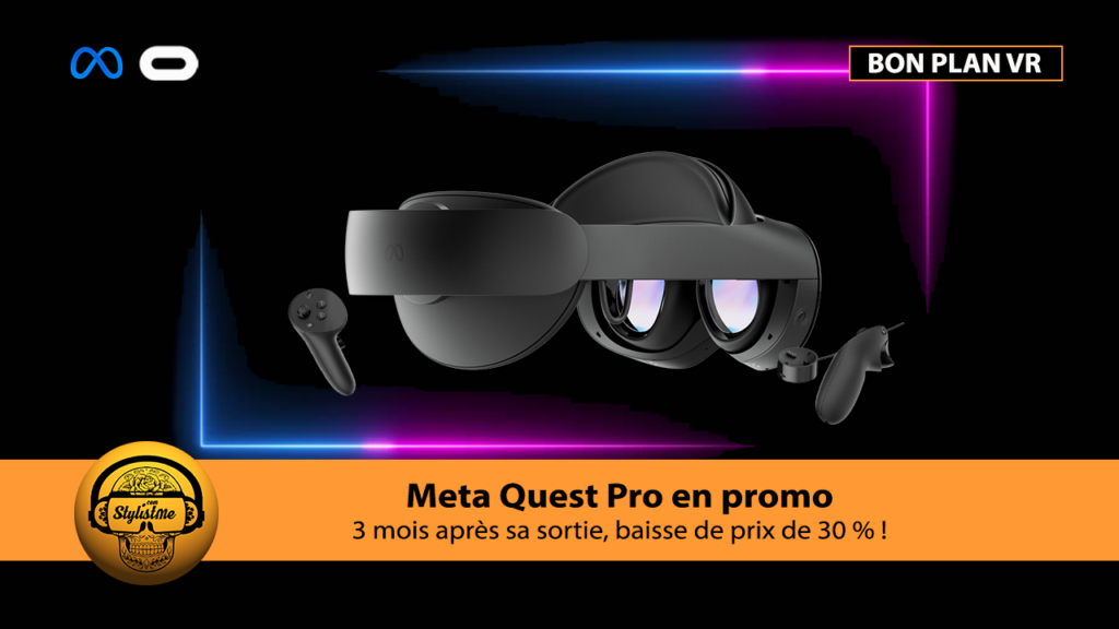 Meta Quest Pro en promotion pour une semaine à seumeùet1099