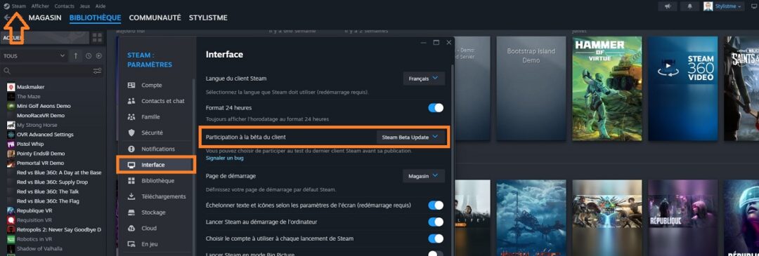 Steam VR bêta 2.0 Valve mise de plus en plus sur la réalité virtuelle