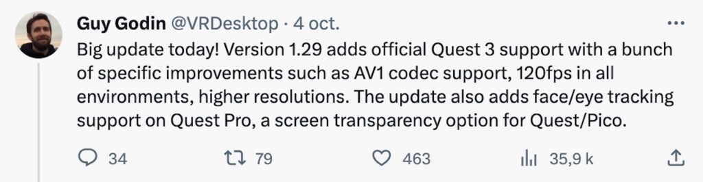 Virtual Desktop Meta Quest 3