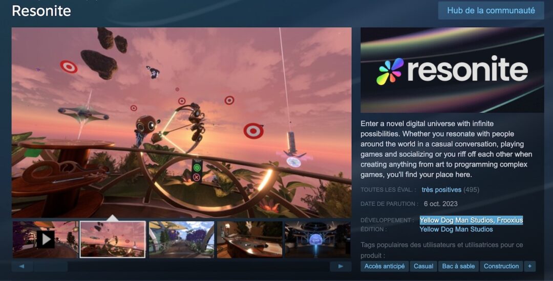 Resonite un nouveau et sublime métaverse jouable en PCVR et PC