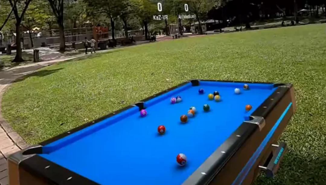 Miracle Pool mon billard gratuit à la maison avec mon Meta Quest