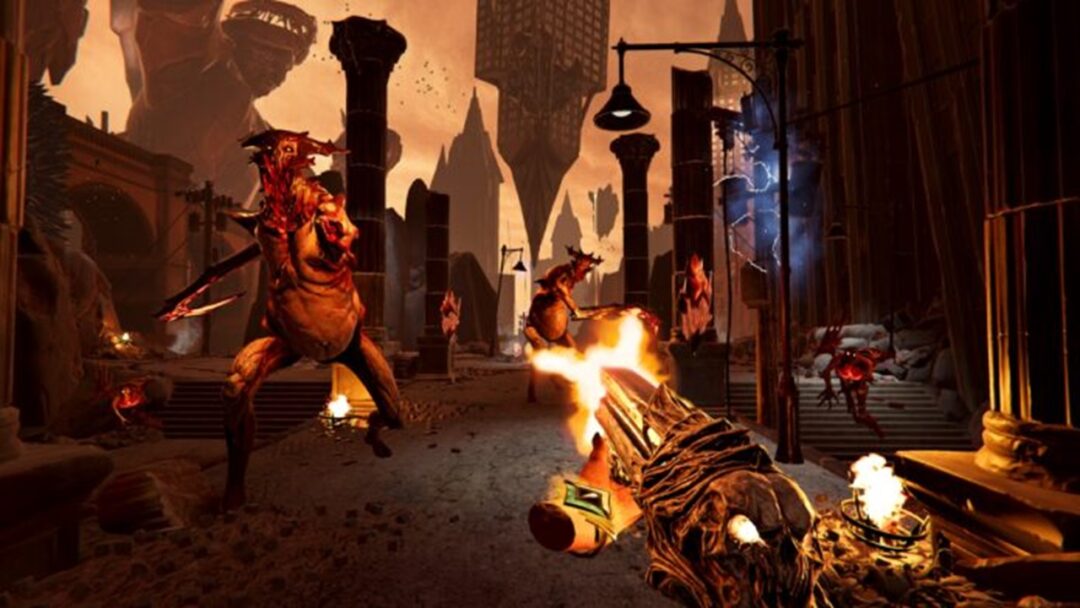 Metal Hellsinger VR adaptation diabolique du jeu de tir et rythme
