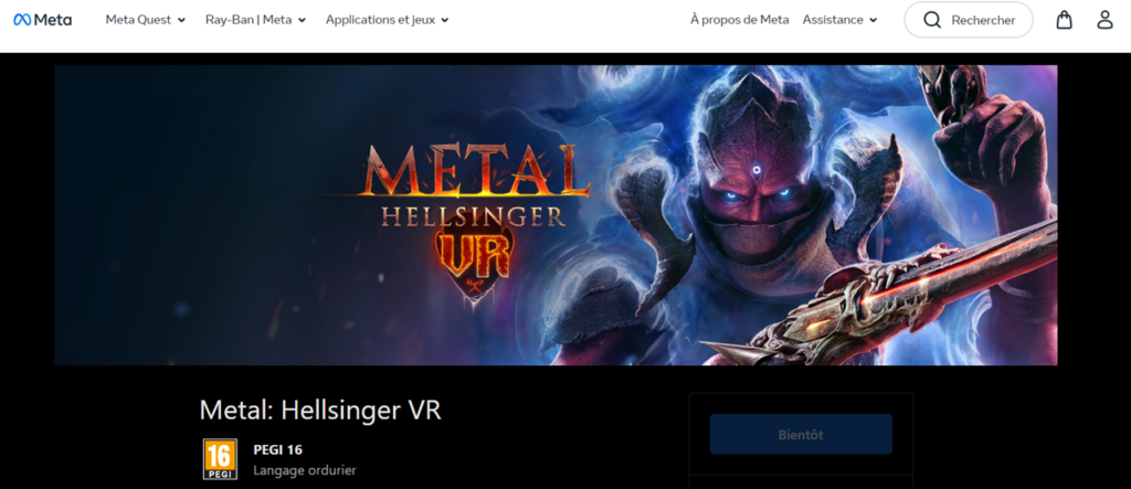 Metal Hellsinger VR adaptation diabolique du jeu de tir et rythme