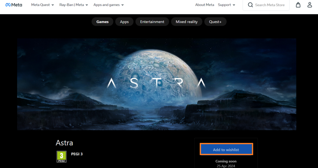 ASTRA VR : Voyage Intergalactique en Réalité Mixte pour Quest