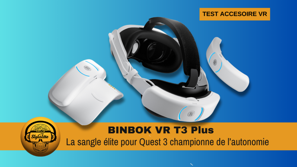 BINBOK VR T3 Plus Meta Quest 3 : la sangle Elite surpuissante