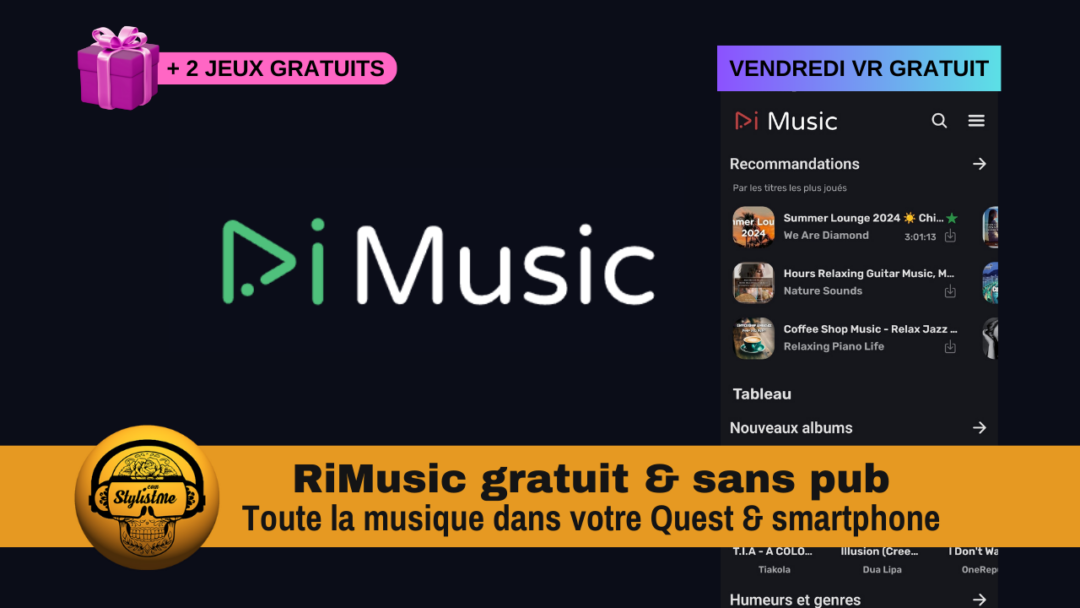 RiMusic : meilleur lecteur de musique gratuit et sans pub Quest