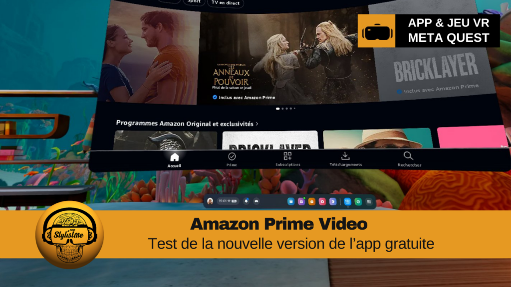 Amazon Prime Video Quest 3 : le home cinéma personnel