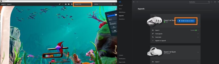 Meta Quest Link PC les excellentes améliorations de la V71