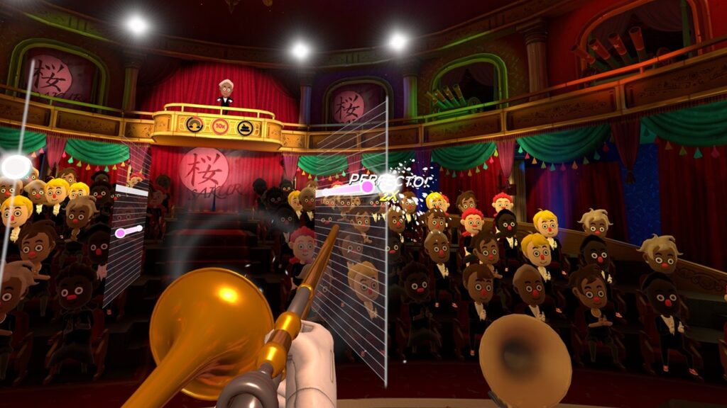 Trombone Champ unflattened soufflez en réalité virtuelle