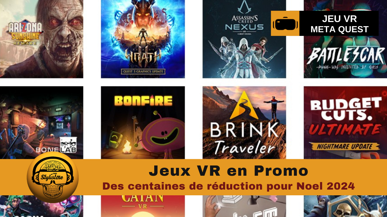 Jeux Meta Quest promo de Noel 2024 et début 2025