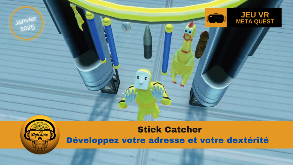 Stick Catcher : Un défi VR de réflexes sur Meta Quest