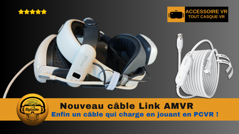 Câble Link AMVR game PCVR changer (Quest 3/3S, Pico 4/4Ultra)