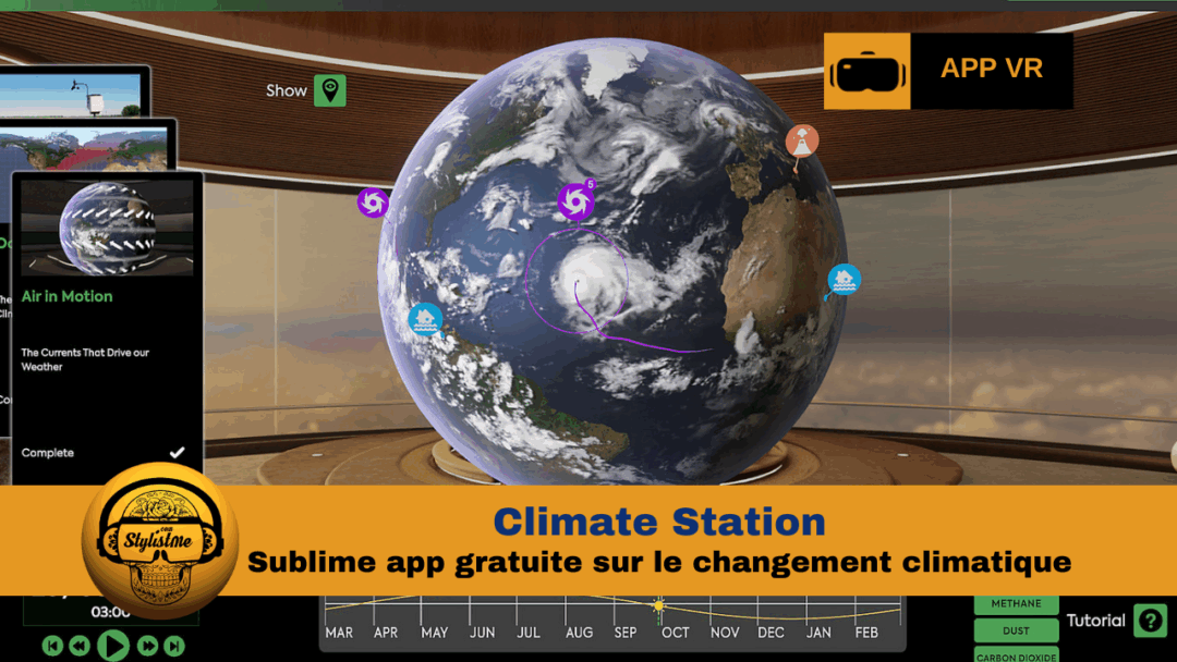 Climate station : explorez un siècle de météo en VR sur PSVR 2
