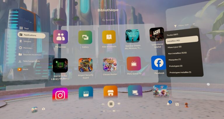 Navigator Meta Quest : tuto de la nouvelle interface