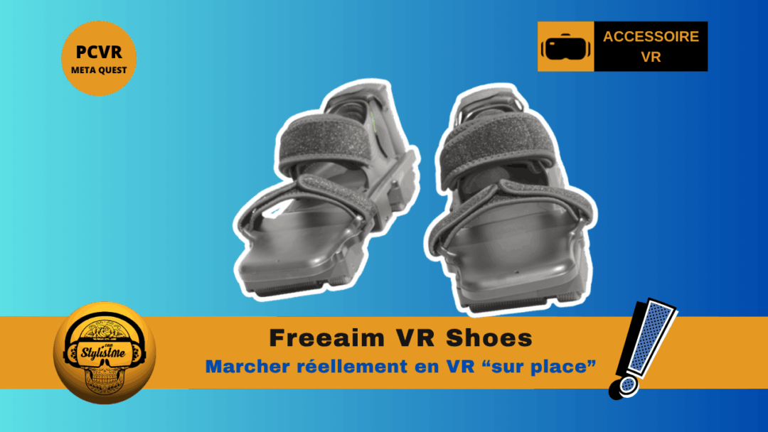 Freeaim VR Shoes : marchez en réel sur place pour avancer en VR