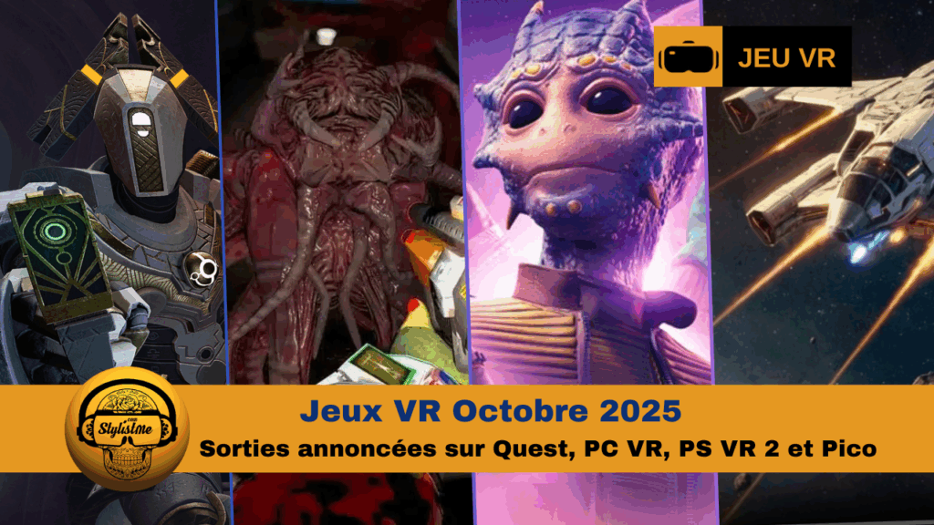Jeux VR octobre 2025 : plus de 30 jeux tous les genres