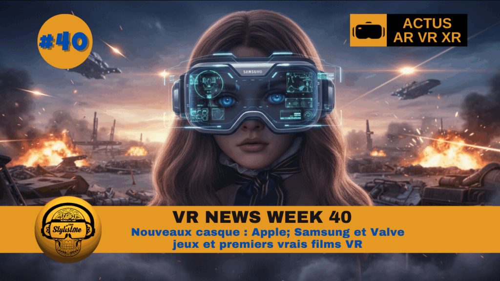 VR News Week 40 : casques XR Samsung, Valve, Apple