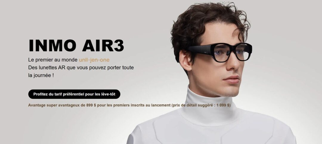 Inmo Air3 : Lunettes AR pour une aventure high-tech quotidienne
