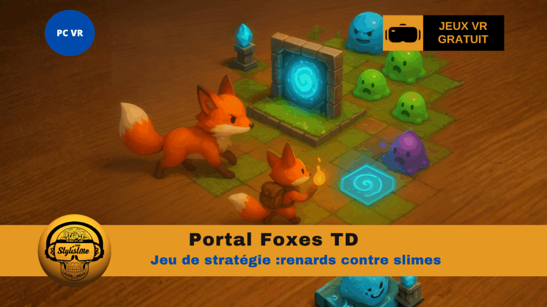 Portal Foxes TD : Défendez le monde fragmenté en VR.
