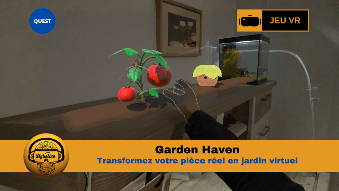 Garden Haven VR créez un jardin en réalité mixte dans votre pièce