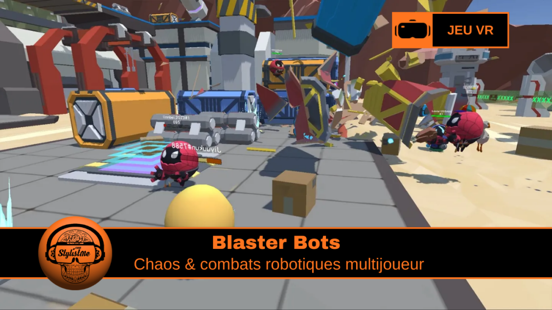 Blaster Bots : combats robotiques multijoueur en VR