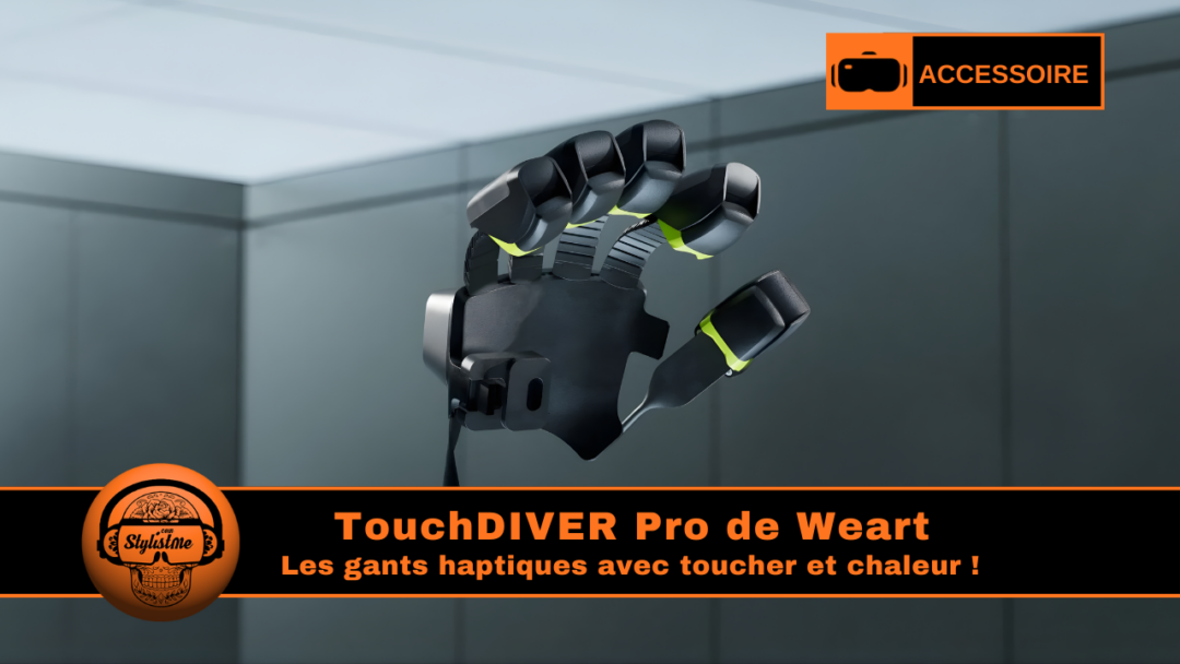 TouchDIVER Pro : gants haptiques XR avec toucher et chaleur
