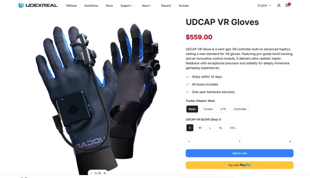Gants UDCAP VR : suivi précis des mains sur SteamVR et VR Chat